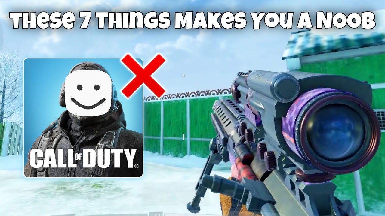 These 7 things will make you a noob in COD Mobile - YouTube