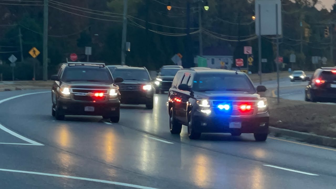 First Lady Motorcade on November 4th, 2024 - YouTube