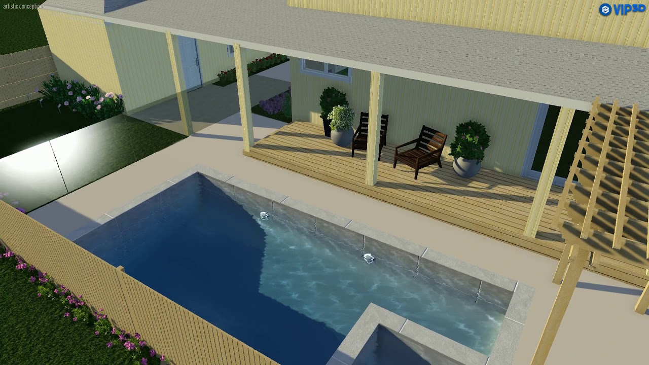 Vip3D - 3D Swimming Pool Design Software - YouTube