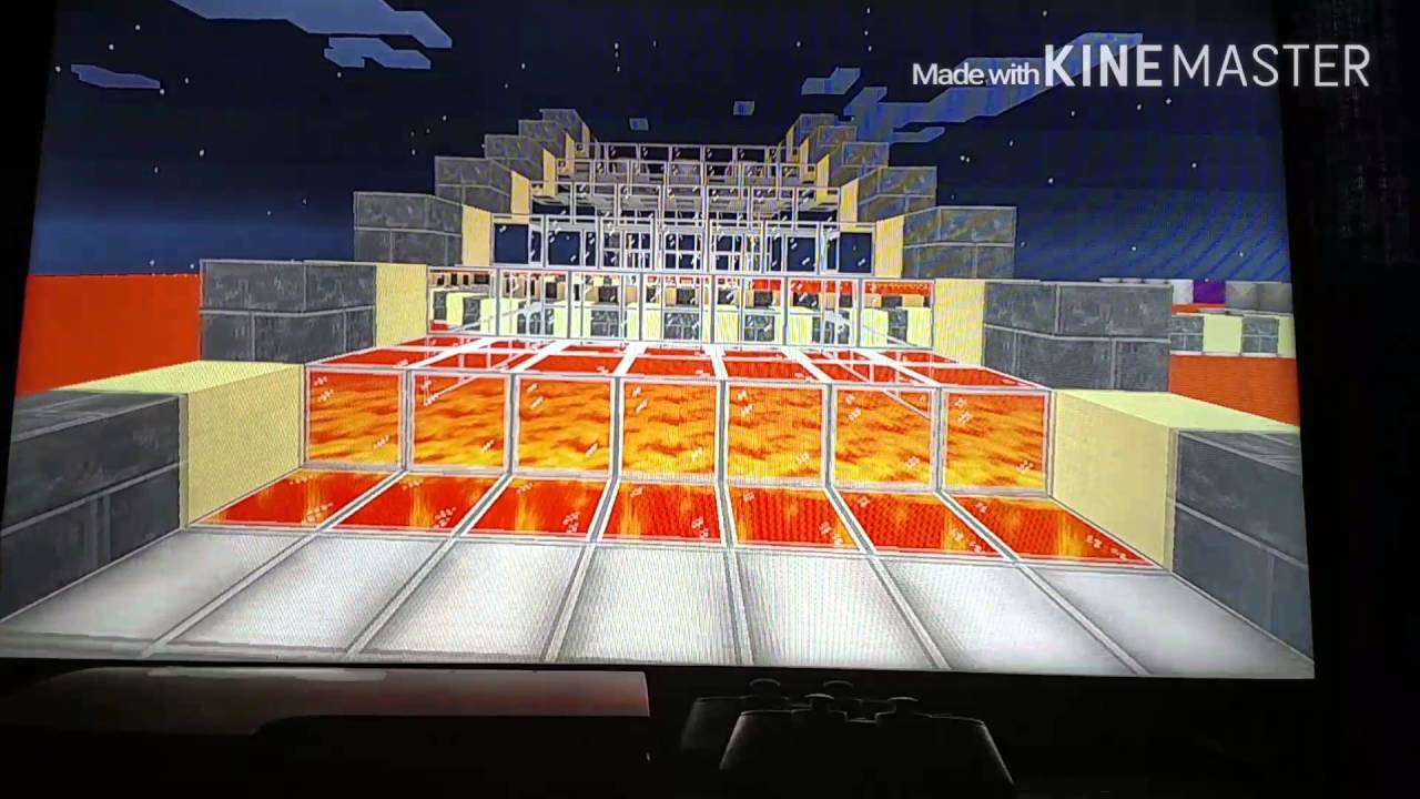 Minecraft Mario Kart Bowser's Castle Map - YouTube