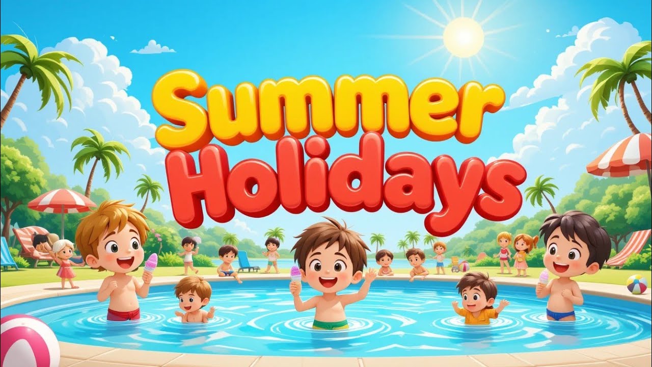 Summer Holidays Song for Kids | Fun & Happy Vacation Rhyme - YouTube