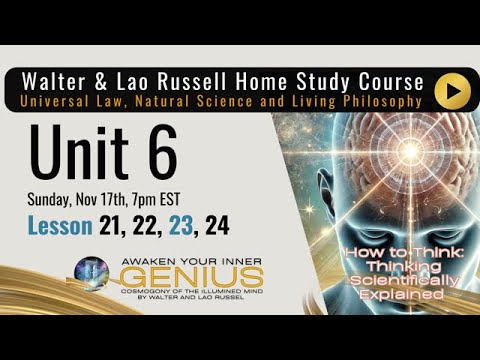 HOW TO THINK: THINKING SCIENTIFICALLY EXPLAINED | Lao & Walter Russell ...