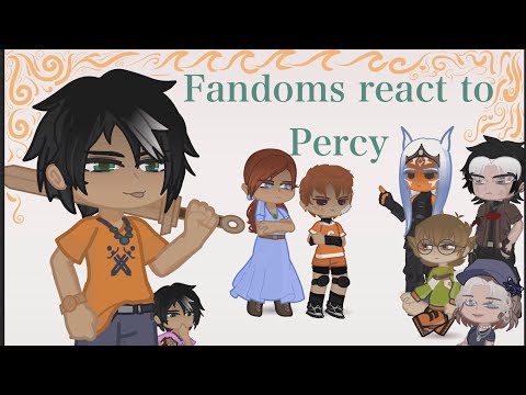 Fandoms react // Percy Jackson [2/2] (1/7) // watch x0.5