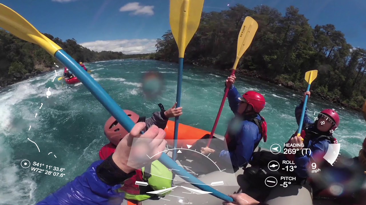 Petrohue Whitewater Rafting shot with VIRB 360 - YouTube