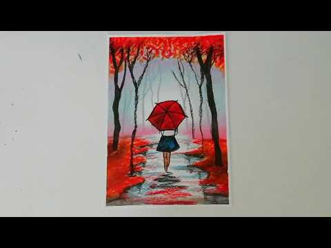 Sonbahar / Yağmurlu Gün Çizimi