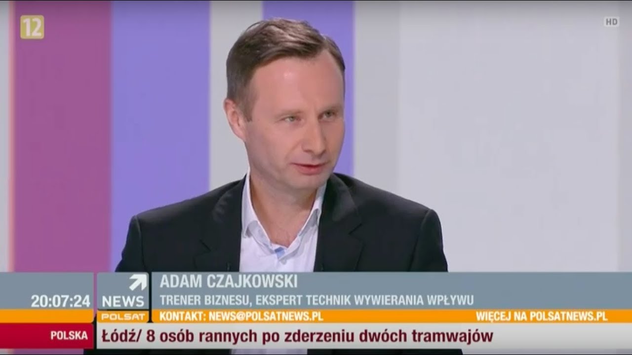 Adam Czajkowski Ekspert technik perswazji w Polsat News - o pułapkach ...