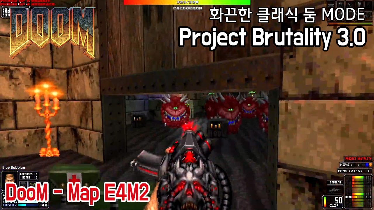 DooM map e4m2 - Perfect Hatred - Brutal DooM Project brutality 3.0 beta ...