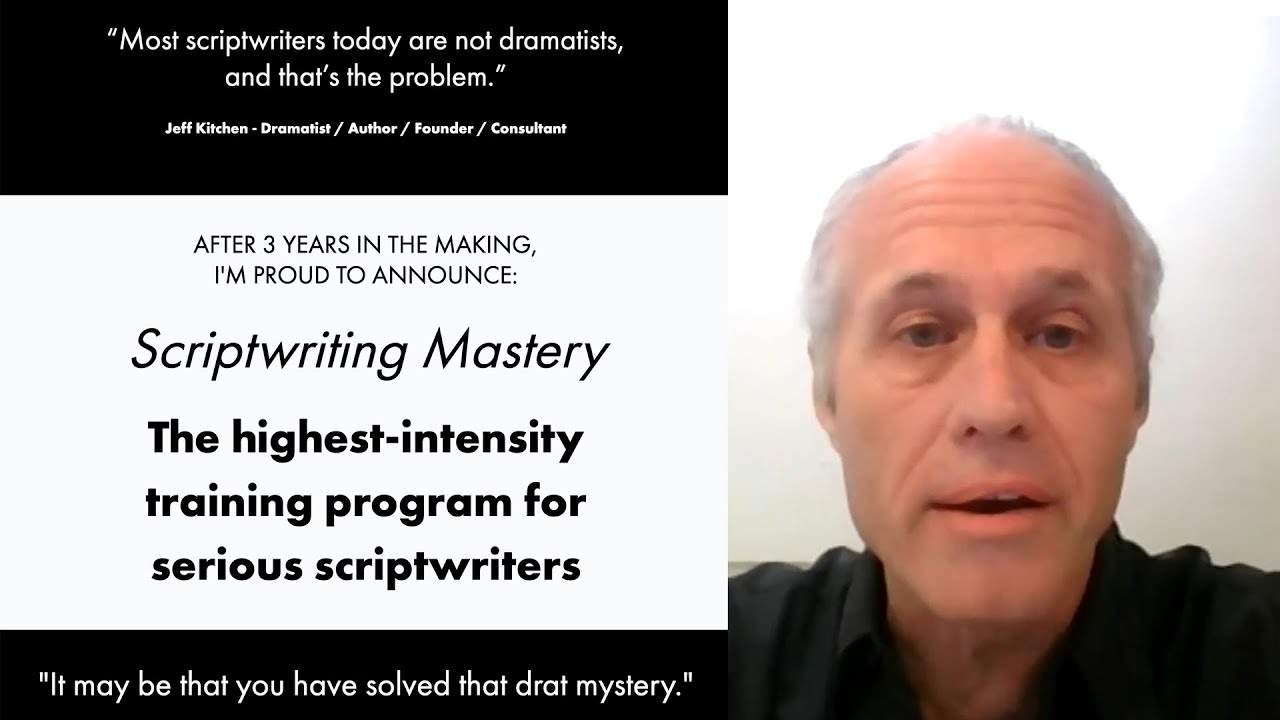 Scriptwriting Master Jeff Kitchen Interview - YouTube