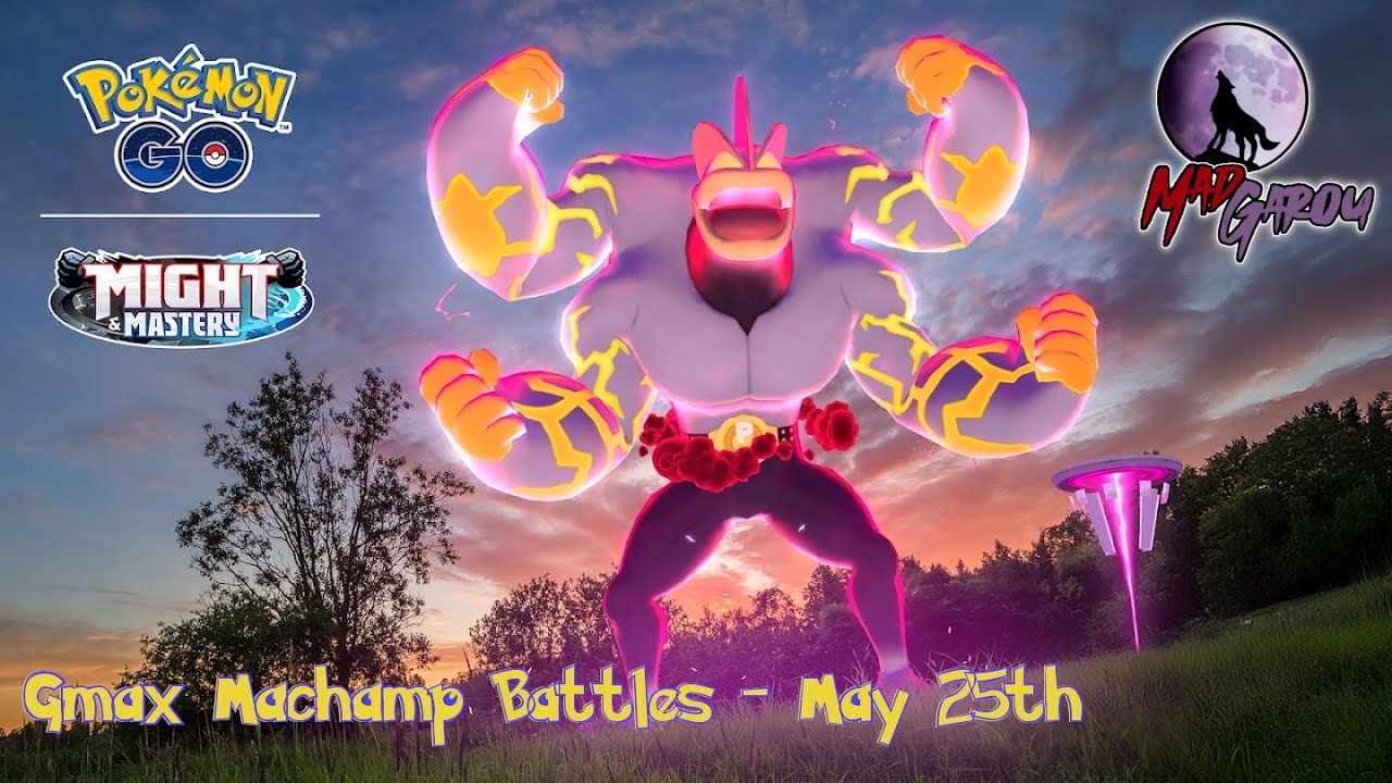 Pokémon Go Gigantamax Machamp Battles - YouTube