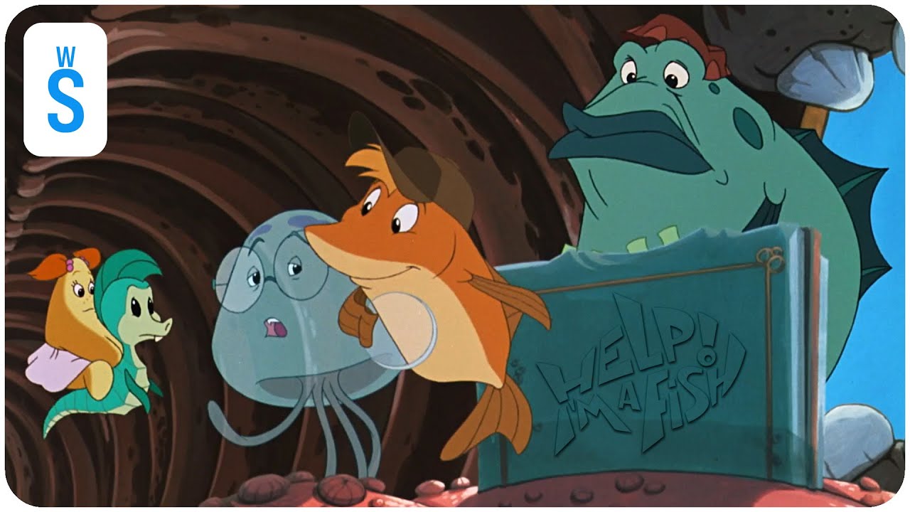 Help! I'm a Fish (2000) | Scene: A civilisation of intelligent fish ...
