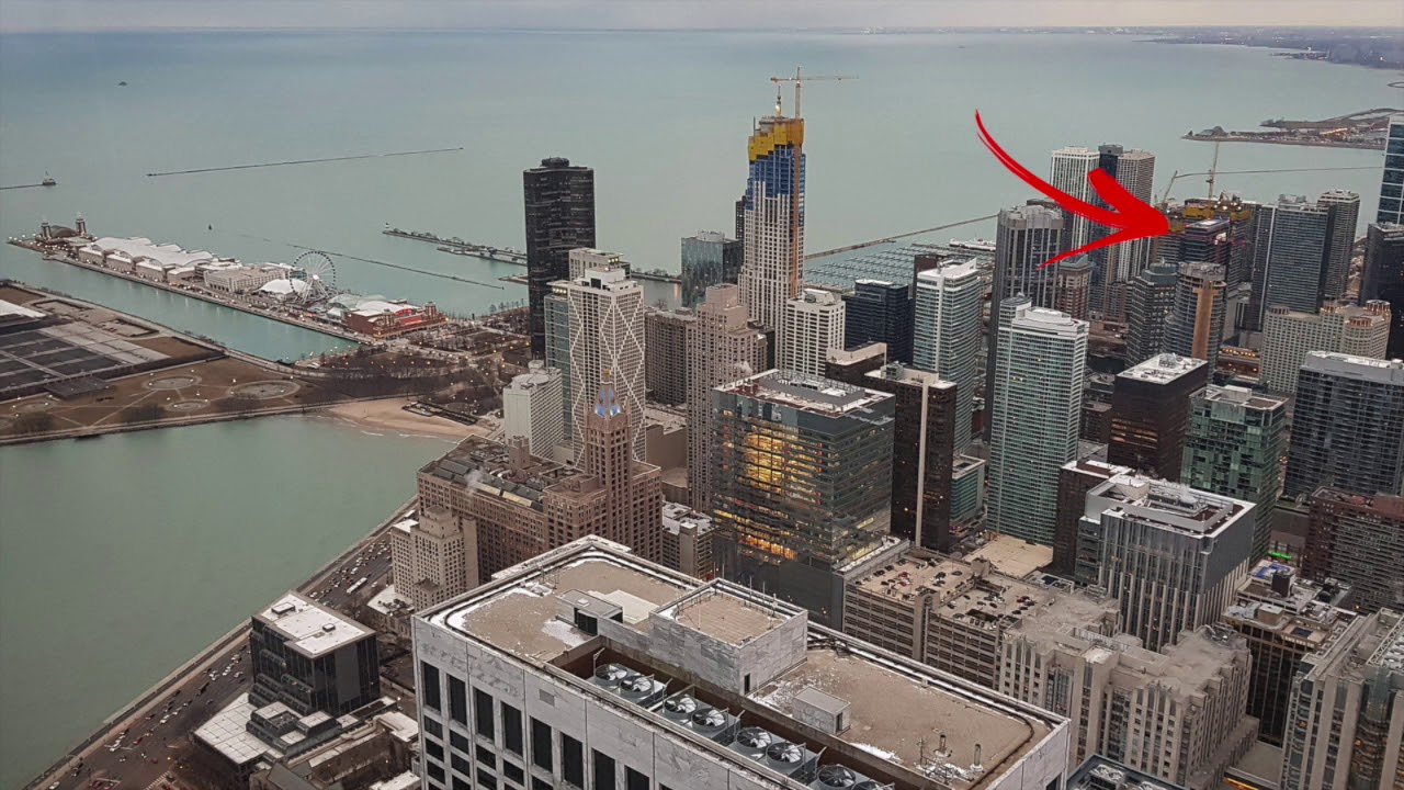Chicago Wanda Vista Tower 1,144ft 93 fl March 2018 - YouTube