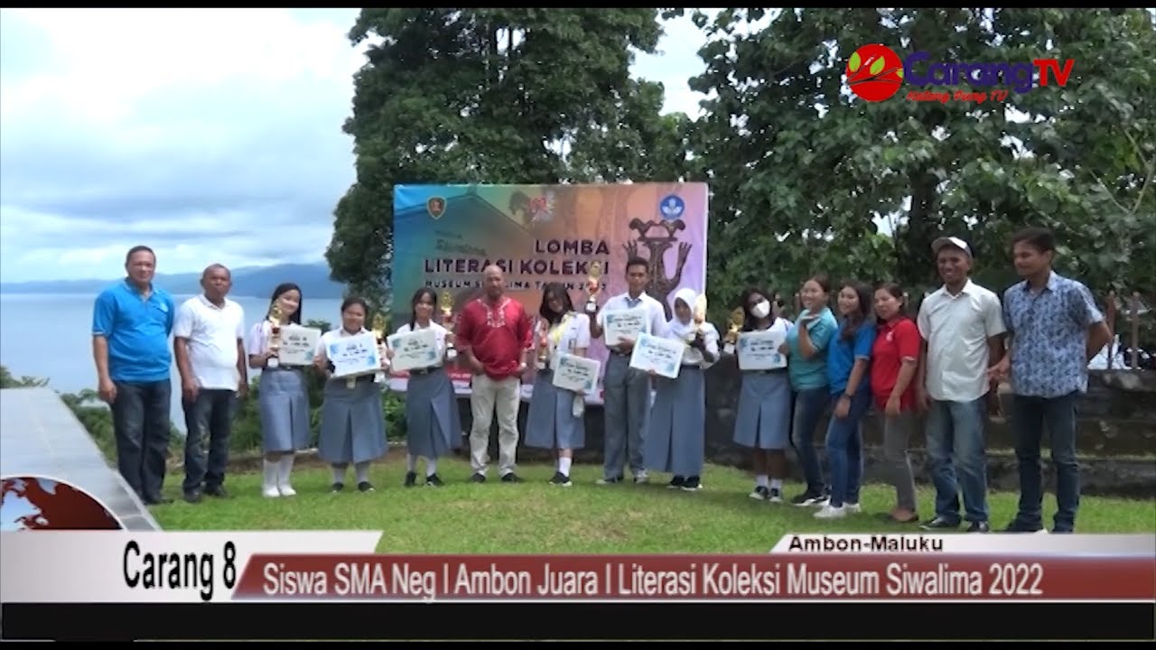 Siswa SMA Negeri 1 Ambon Juara I Lomba Literasi Koleksi Museum Siwalima ...