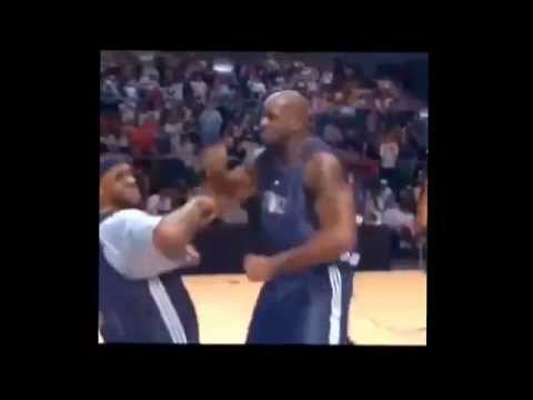 Shaq and LeBron James Twerking