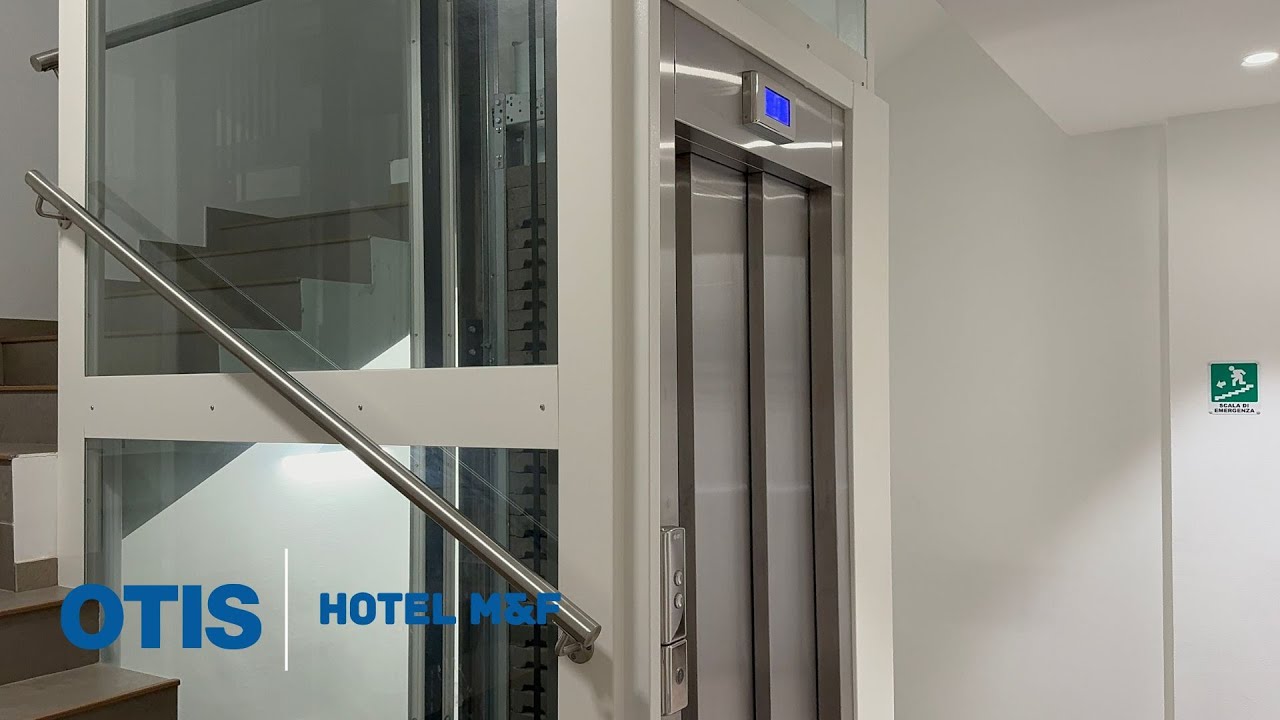 [4K60FPS] 2 Nice 2018 OTIS GeN2 Life MRL traction elevators@Hotel**** M ...