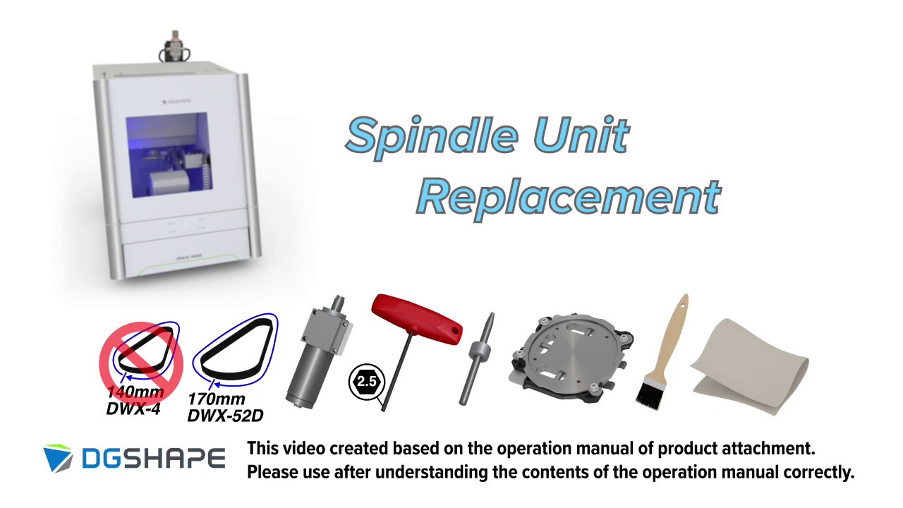 DWX-52D video manual Spindle Unit Replacement - YouTube