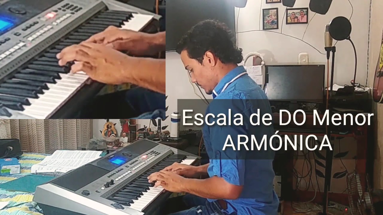 Escala de DO Menor (Natural, Armónica, Melódica) - YouTube