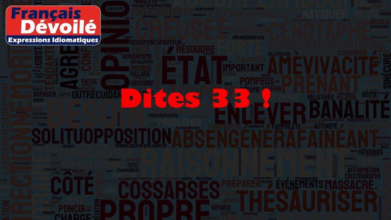 Dites 33 ! - YouTube
