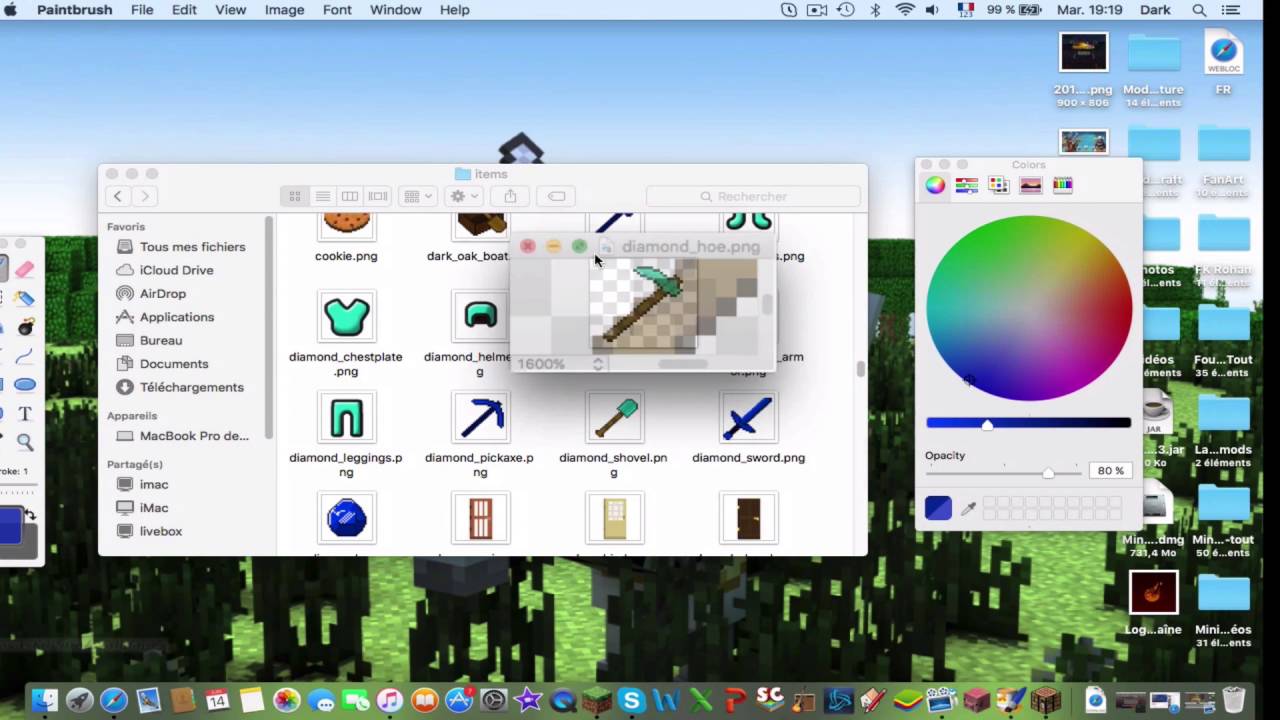 [TUTO-Minecraft] Modifier un pack de texture Mac - YouTube