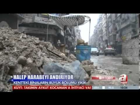 A HABER HALEP'TE - HALEP HARABEYİ ANDIRIYOR | A Haber