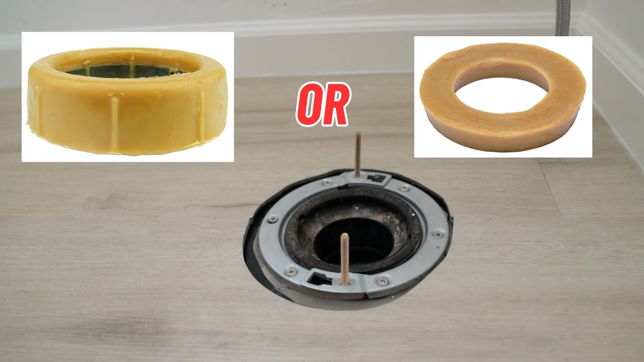 Standard or Extra Thick Wax Ring When Toilet Flange is Flush or ...