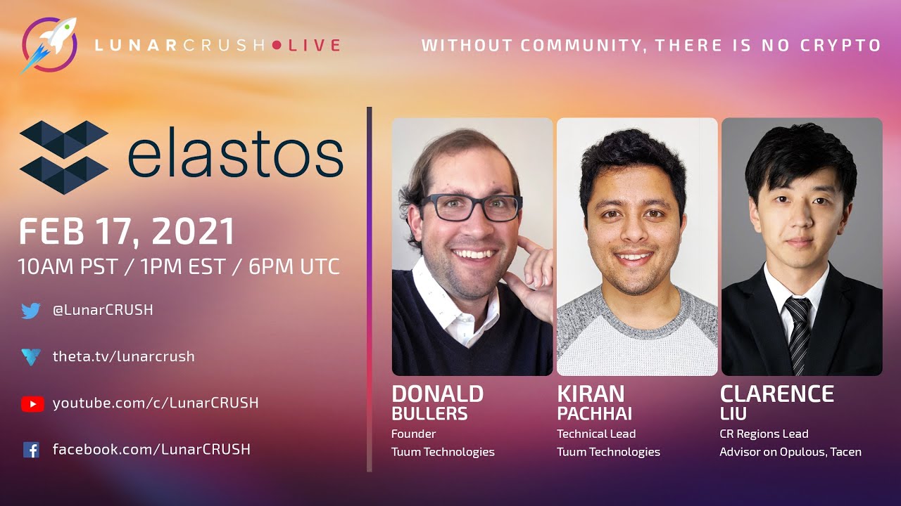 LunarCRUSH Live! with Elastos - YouTube