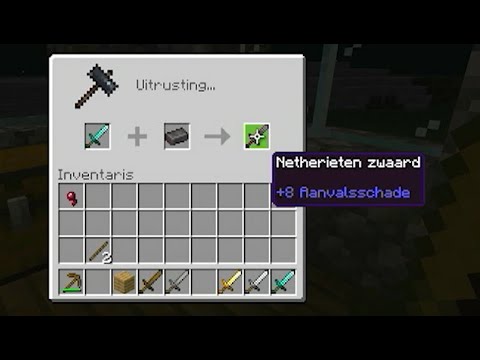 Hoe maak je een zwaard in Minecraft (houten , stenen , gouden, ijzeren ...