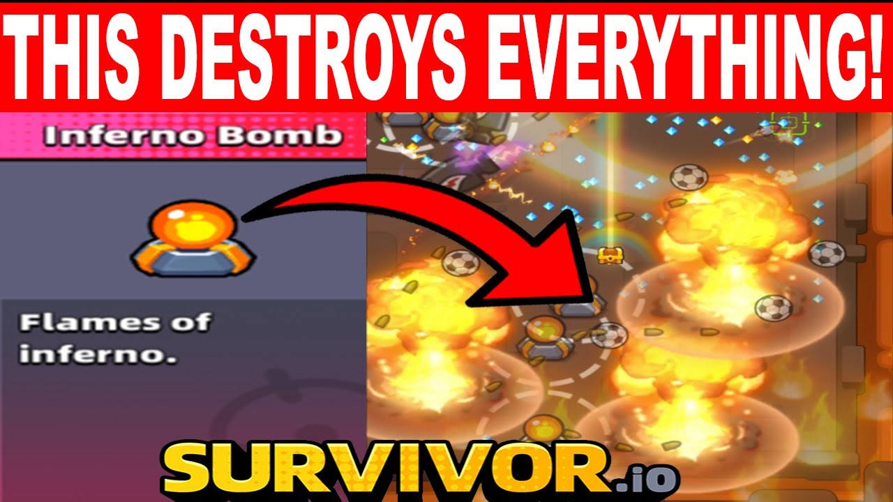 Survivor.io Modular Mine Inferno Bomb - Max Chapter Damage Test - YouTube