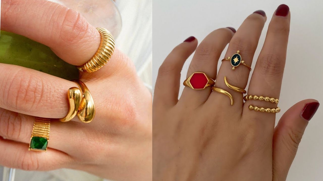 Engagement rings design and solid gold 🪙 Finger Rings designs ideas for ...