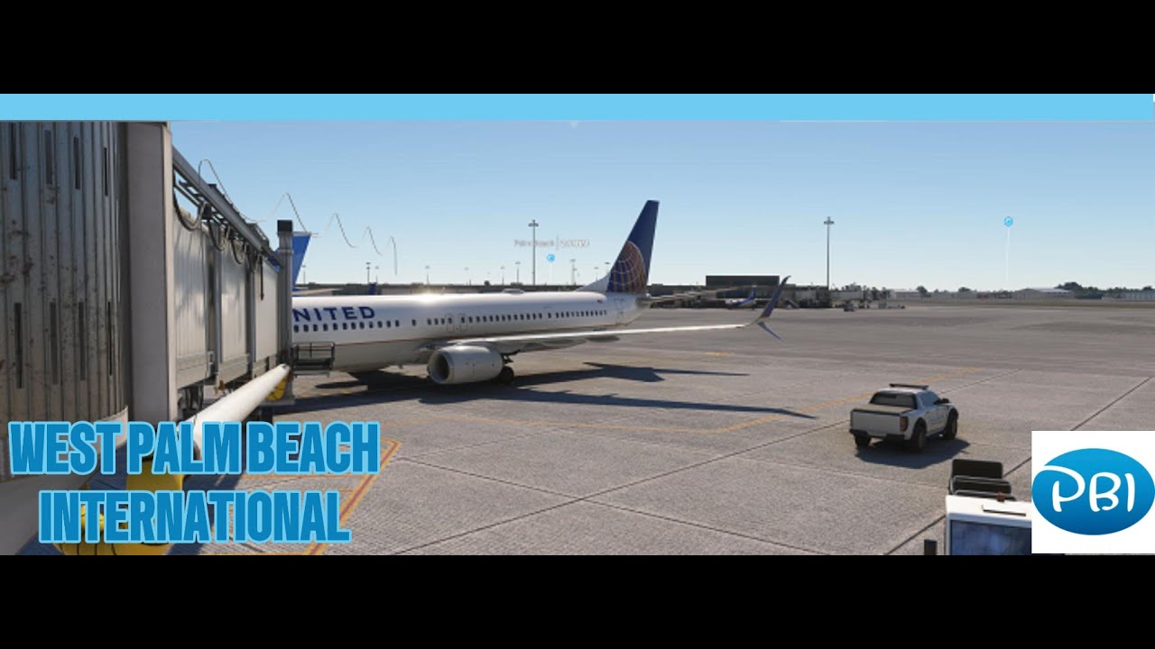 MSFS| Clear Morning at West Palm | United | B737-900ER| KPBI - YouTube