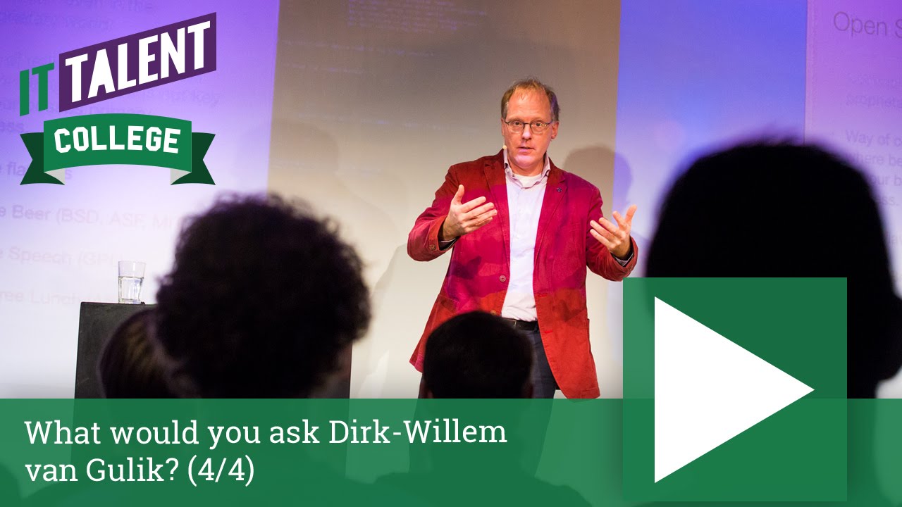 Dirk-Willem van Gulik: What would you ask Dirk-Willem van Gulik? (4/4 ...