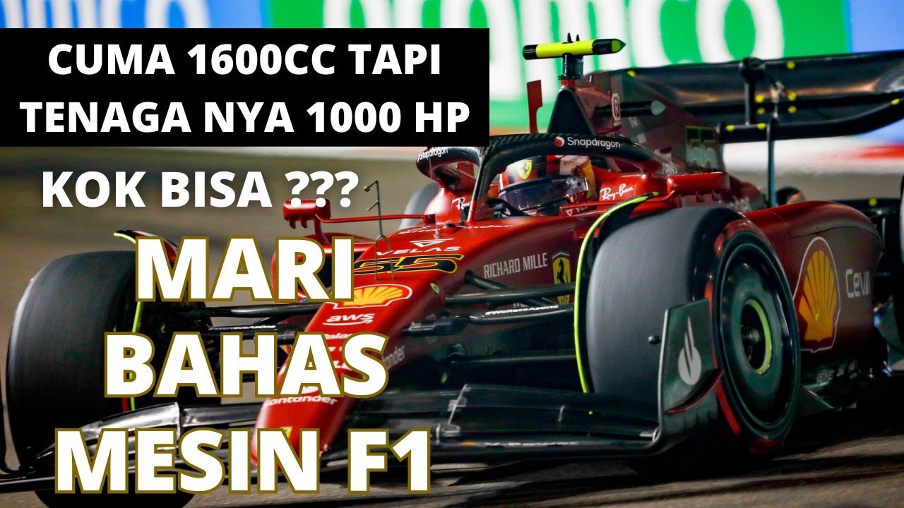 Kenapa Mesin F1 Bisa Sampai 1000 HP?? Mesin V6 F1 2023 - YouTube