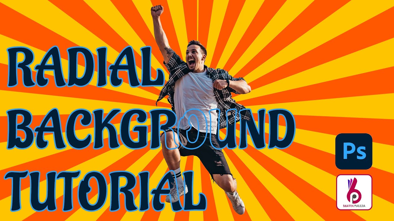 Radial Background Tutorial using Photoshop by Bhavin Paleja - YouTube