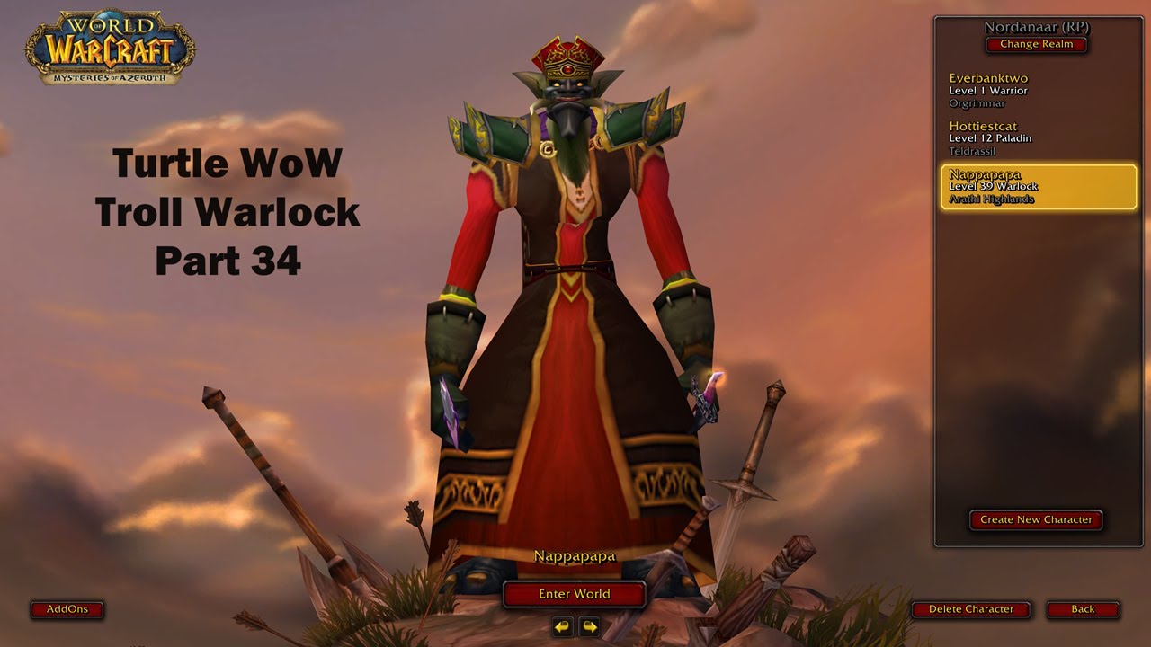 Turtle WoW - Troll Warlock - Part 34 - Call to Arms - YouTube