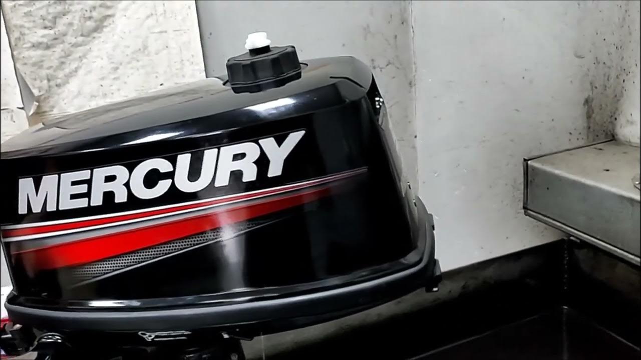 В наличии лодочный мотор Mercury 5 с пробегом - YouTube