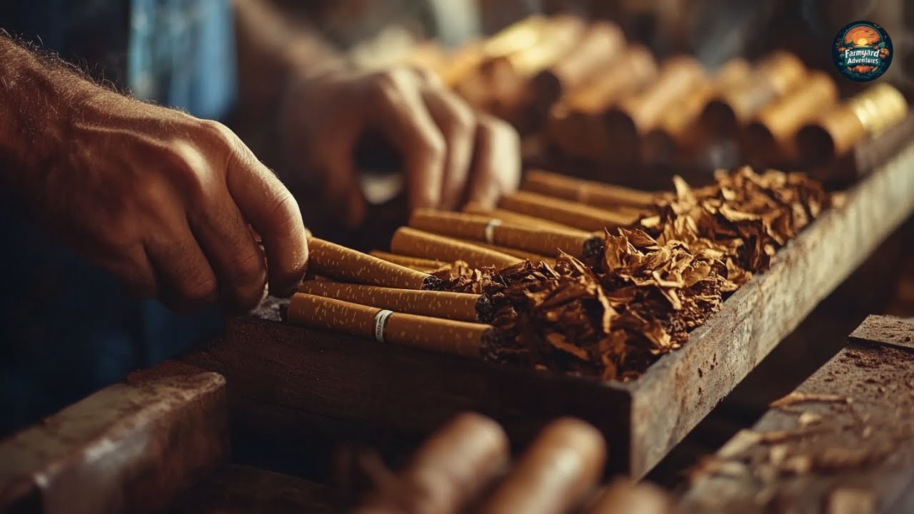 Inside Tobacco Processing: From Cultivation to Factory Production - YouTube