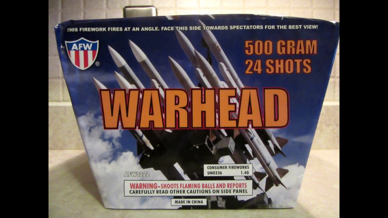 Warhead AFW Fireworks 24 Shots 2019 - YouTube