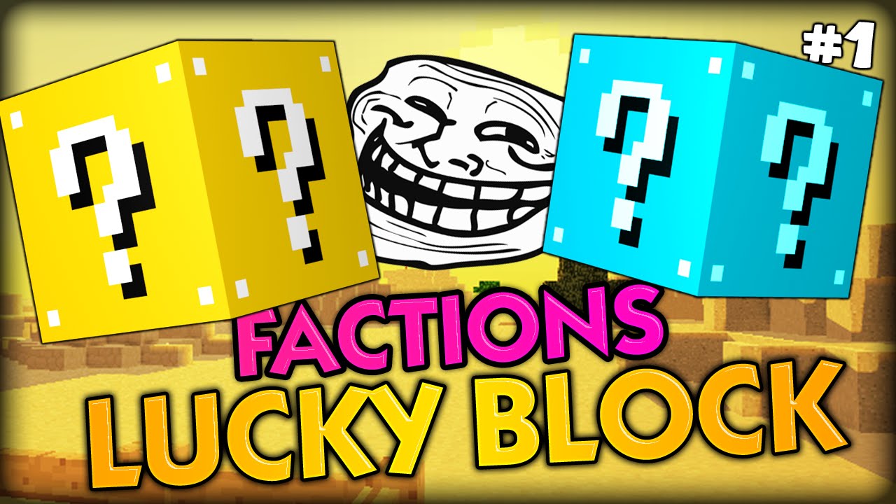 A VERY TROLLY LUCKY BLOCK (Minecraft Lucky Block Factions #1) - YouTube