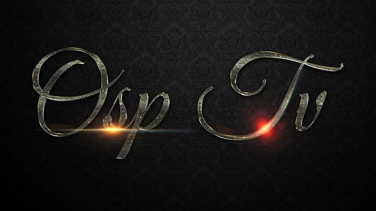 Photoshop Totorial | Create A Gorgeous Text Effect | One Shoot ...