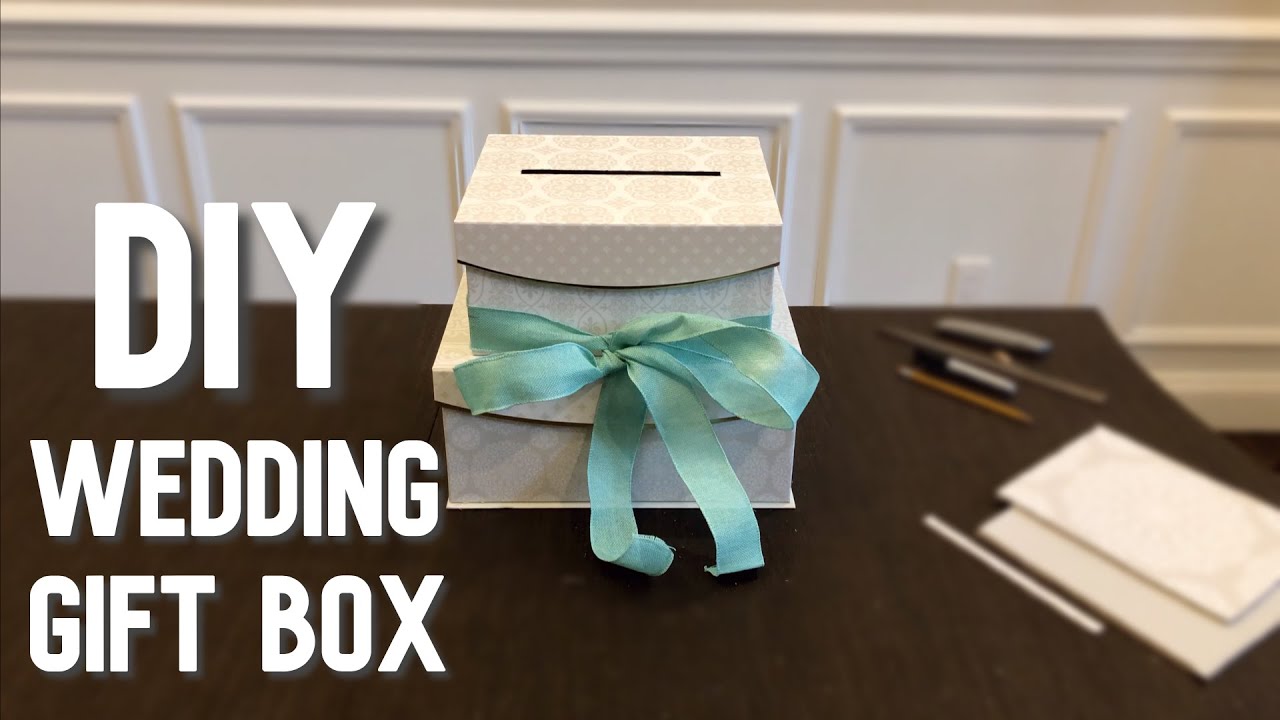 DIY wedding gift box - YouTube