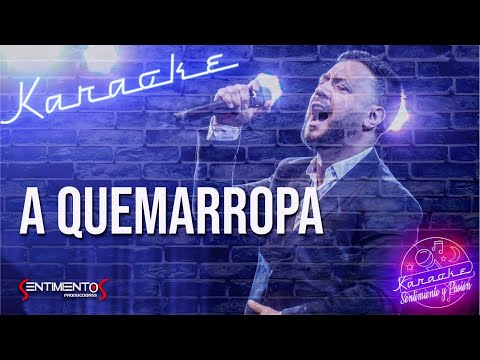 Lucas Sugo - A quemarropa (Karaoke)