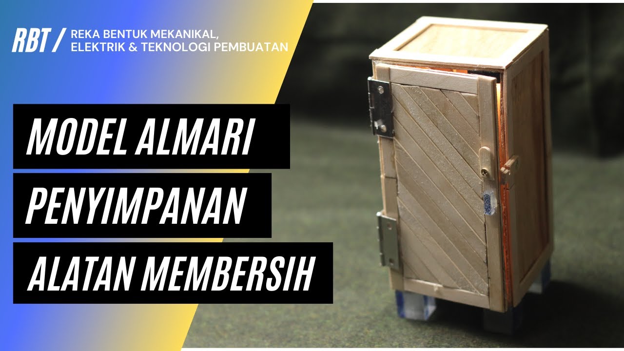Projek Rbt: Model Almari Penyimpanan Alat Membersih | Cleaning Tool ...