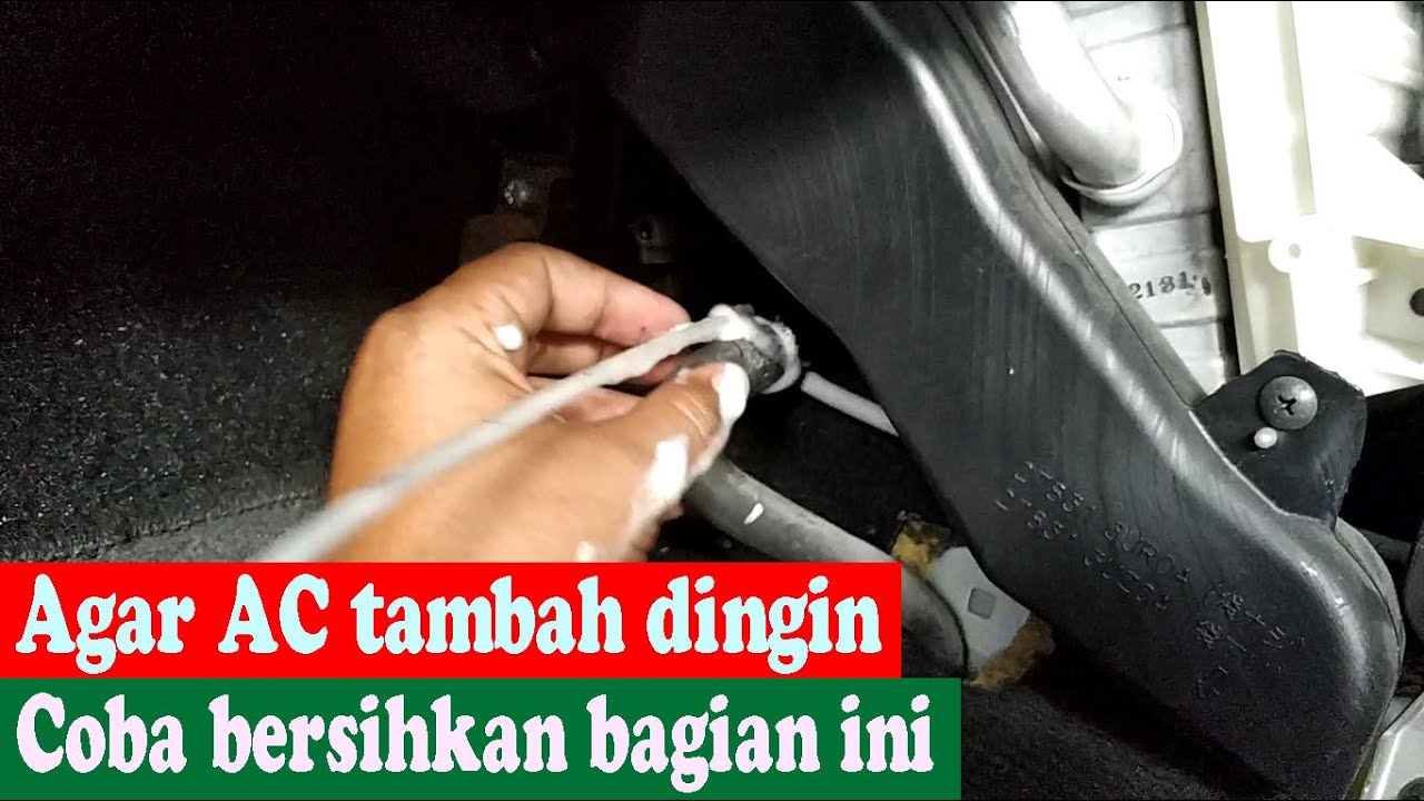 Cleaning Drainase AC Xtrail T31 - YouTube