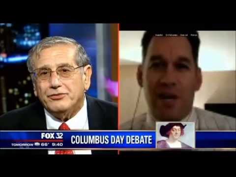 James Kirk Wall debates Christopher Columbus on Fox 32 Chicago - YouTube
