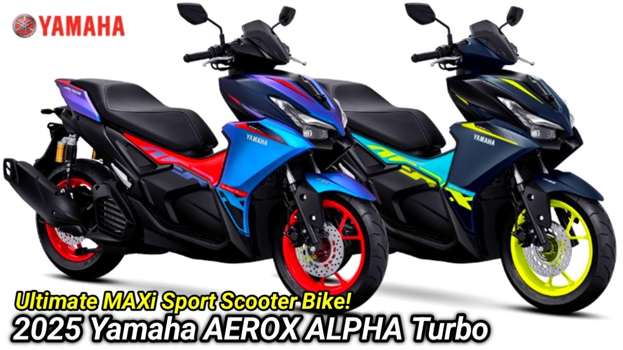 New 2025 Yamaha AEROX ALPHA Turbo Announced First Look! Ultimate Maxi ...