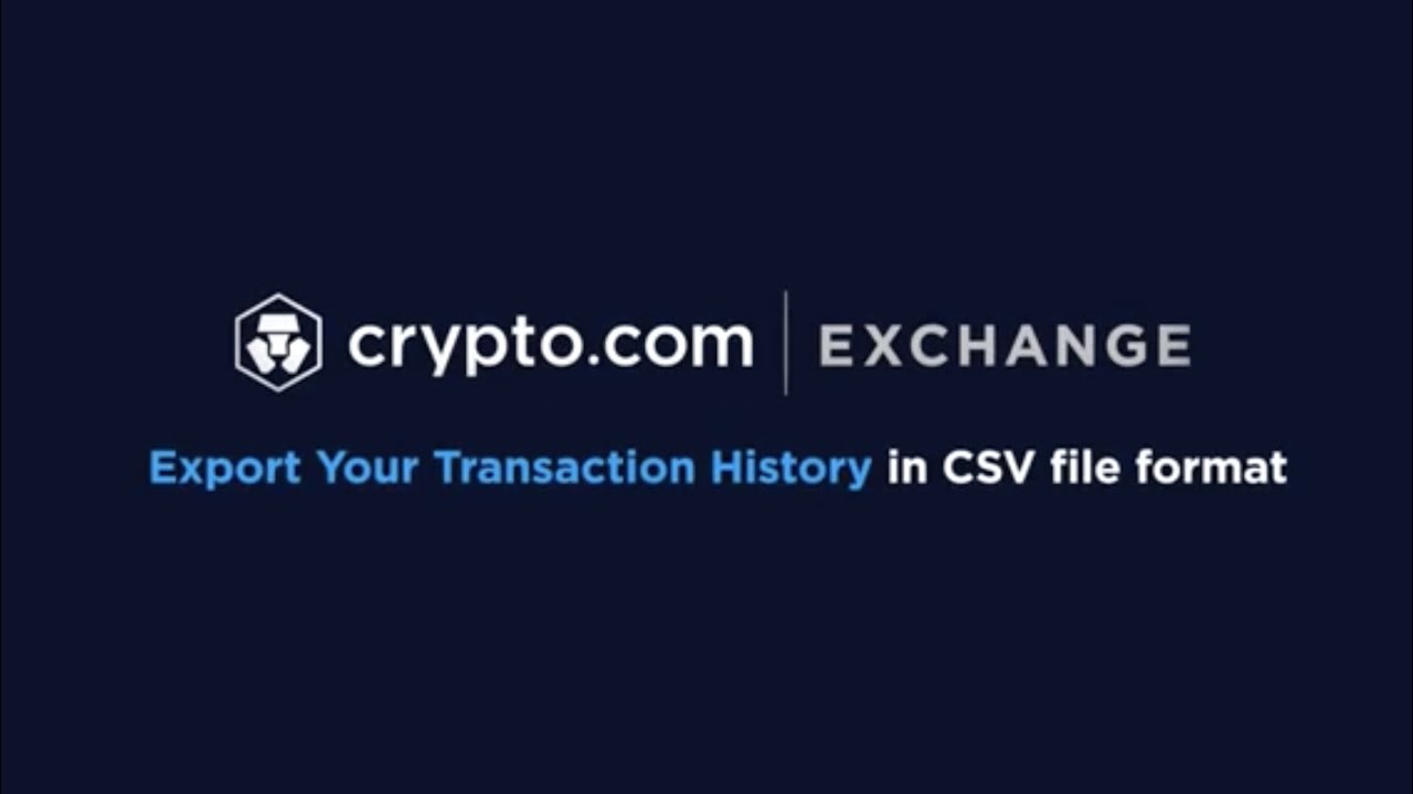 Exchange Transaction History How To Video - YouTube