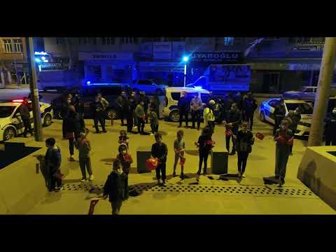 Osmancık 23 Nisan Ulusal Egemenlik ve Çocuk Bayramı Havai Fişek Gösterisi