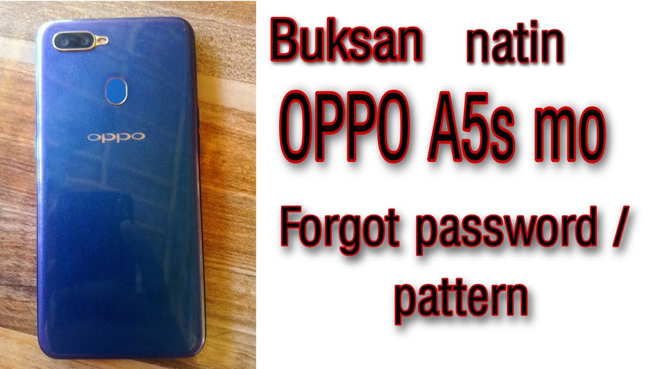 Oppo A5s forgot password/ pattern fix unlock EASY WAY - YouTube