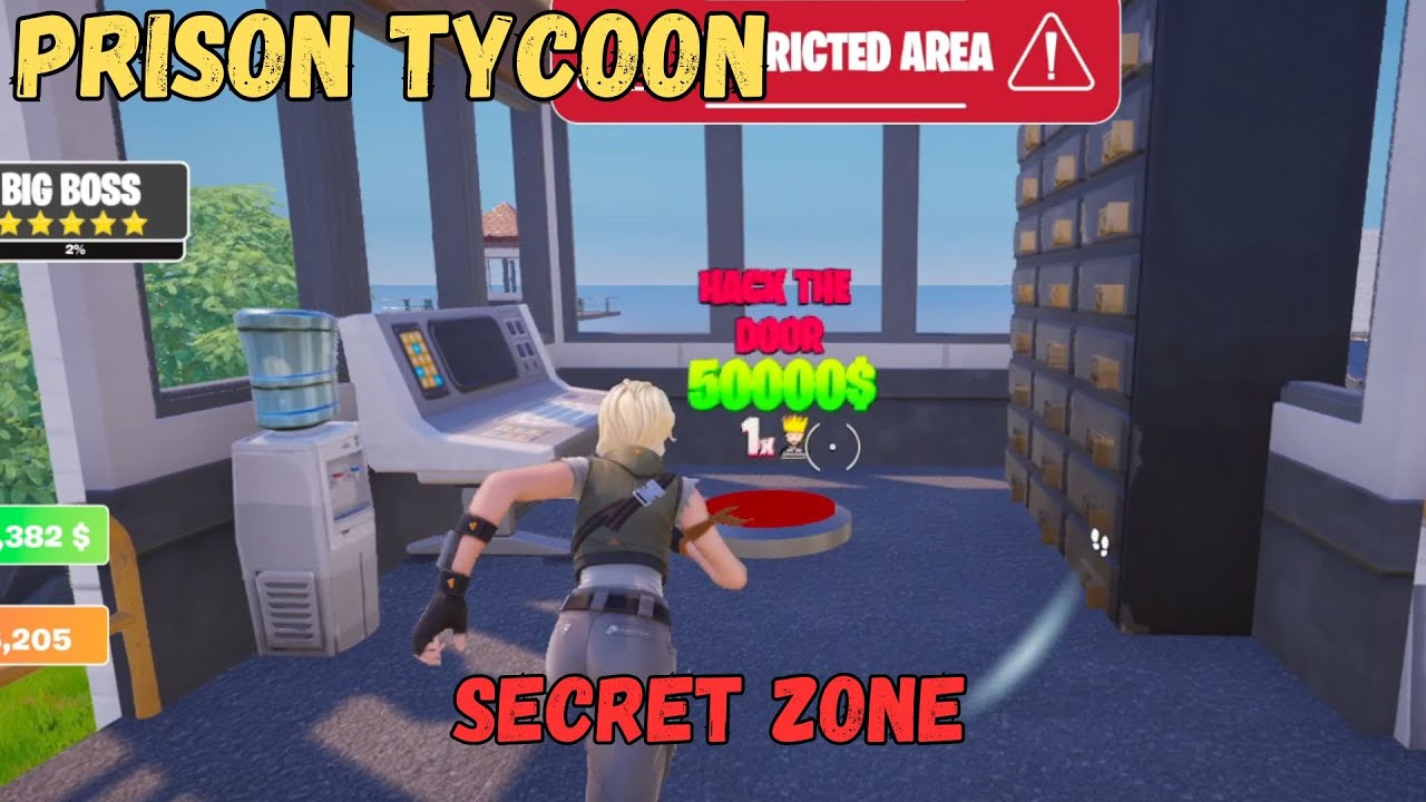 HOW TO open secret zone with estate vault card TYCOON MAP FORTNITE ...