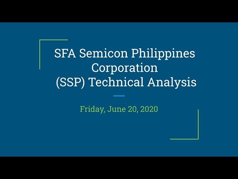 SFA Semicon Philippines Corporation (SSP) Technical Analysis - YouTube