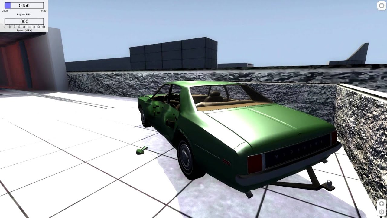 BeamNG.Drive Crash Test :Bruckell Moonhawk Sedan Mod - YouTube
